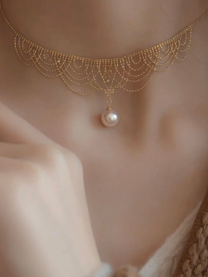 Amelia Necklace | 24k Gold Plated – Mur Nomade